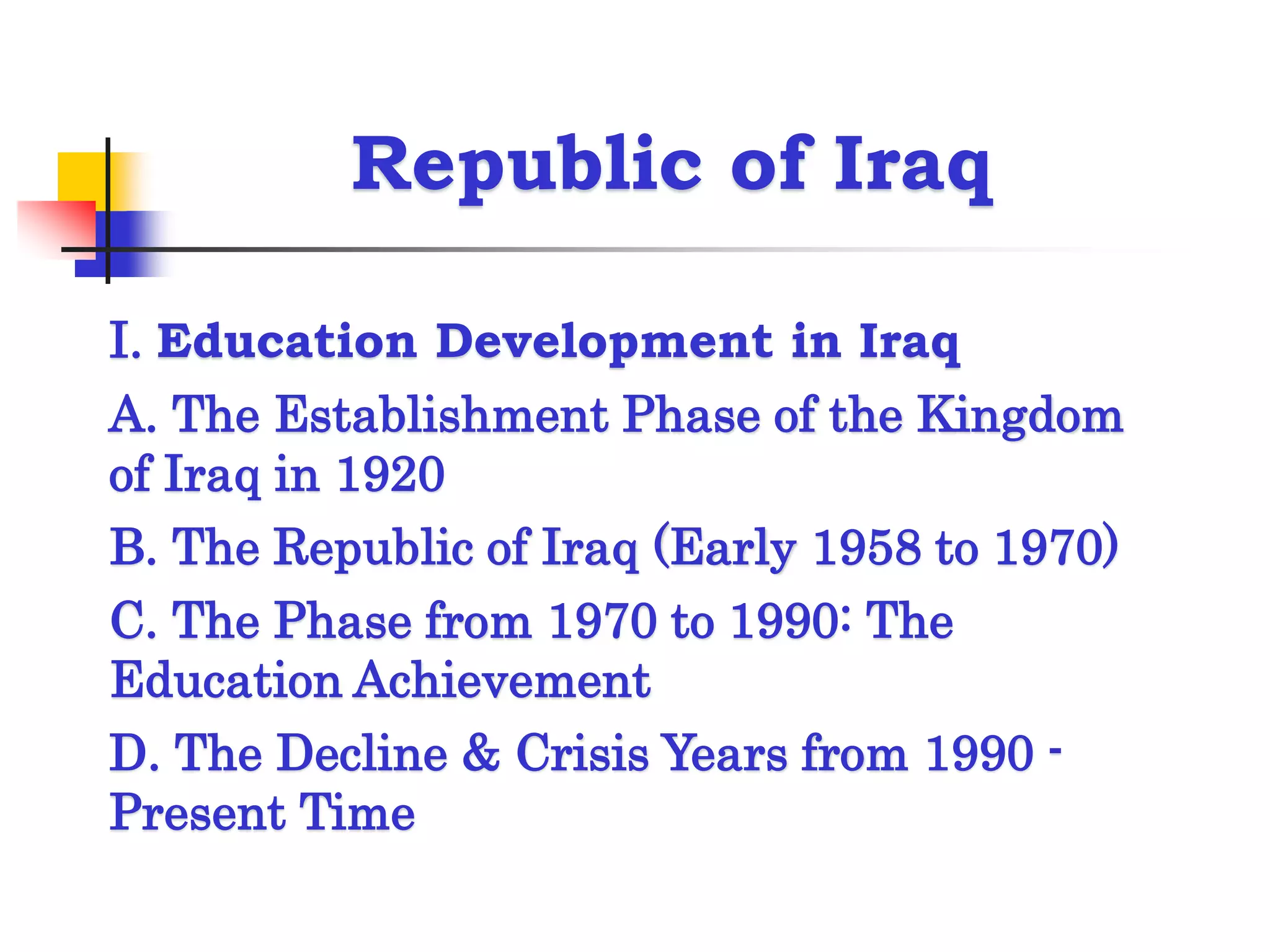 Glenda_Pabio Education System of Iraq.ppt