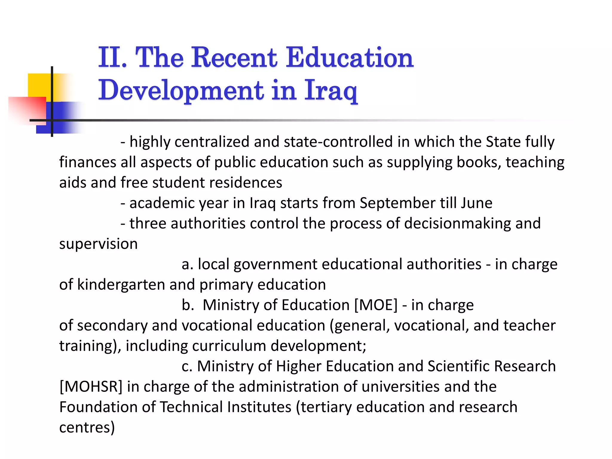 Glenda_Pabio Education System of Iraq.ppt