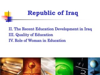 Glenda_Pabio Education System of Iraq.ppt