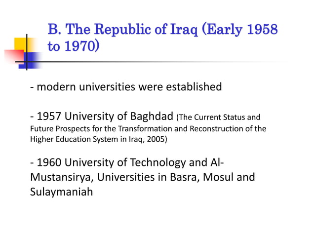 Glenda_Pabio Education System of Iraq.ppt | Education industry | Industries