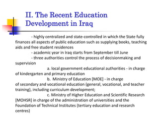 Glenda_Pabio Education System of Iraq.ppt