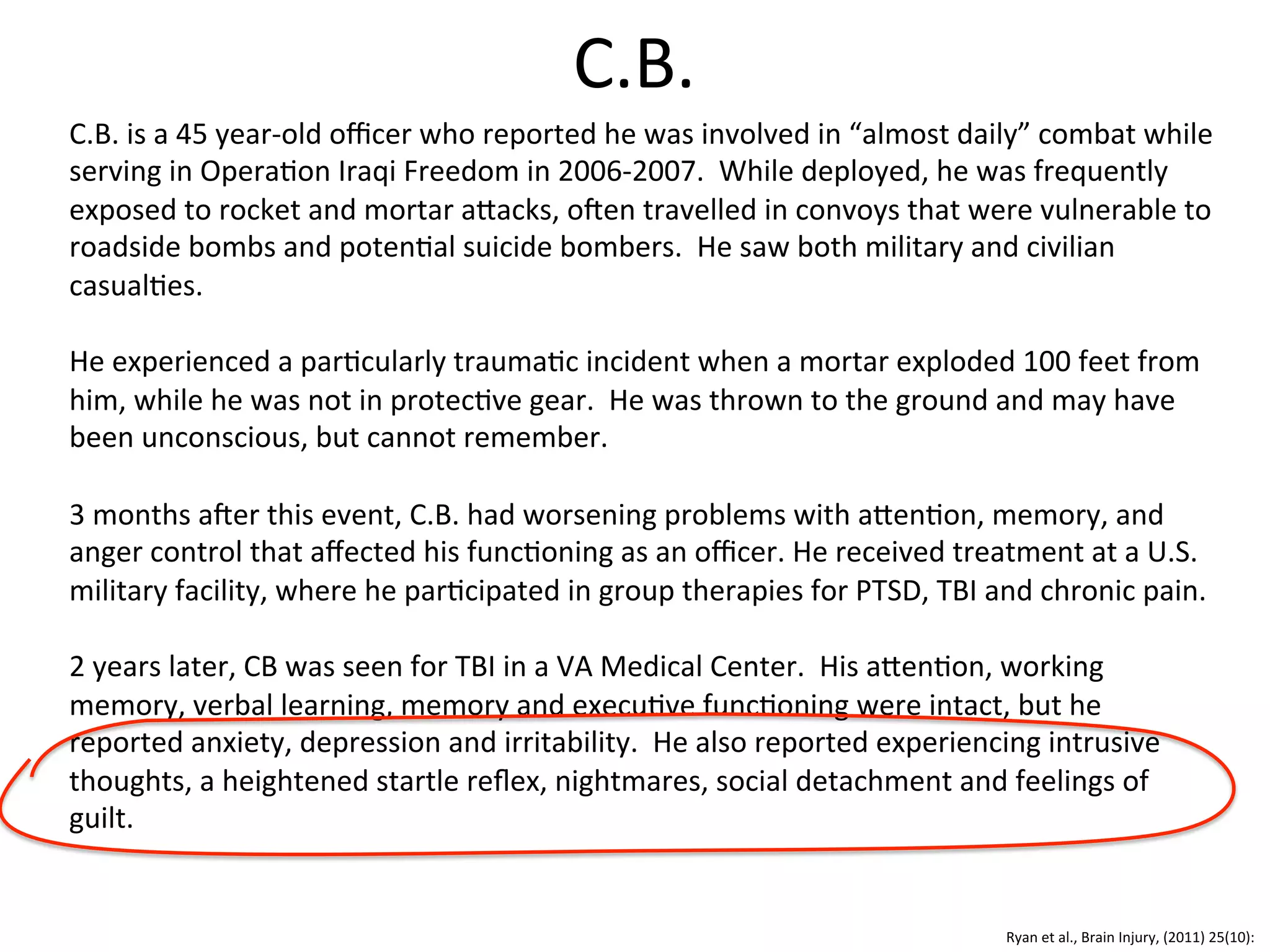 Neurobiology, Diagnosis & Treatment of PTSD & TBI in Veterans | PDF