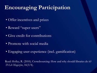 Social Georeferencing: A Model for Libraries | PPT