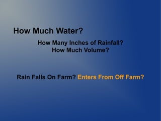 Glenn Gall, "Farm Scale Permaculture Water Harvesting" | PPT