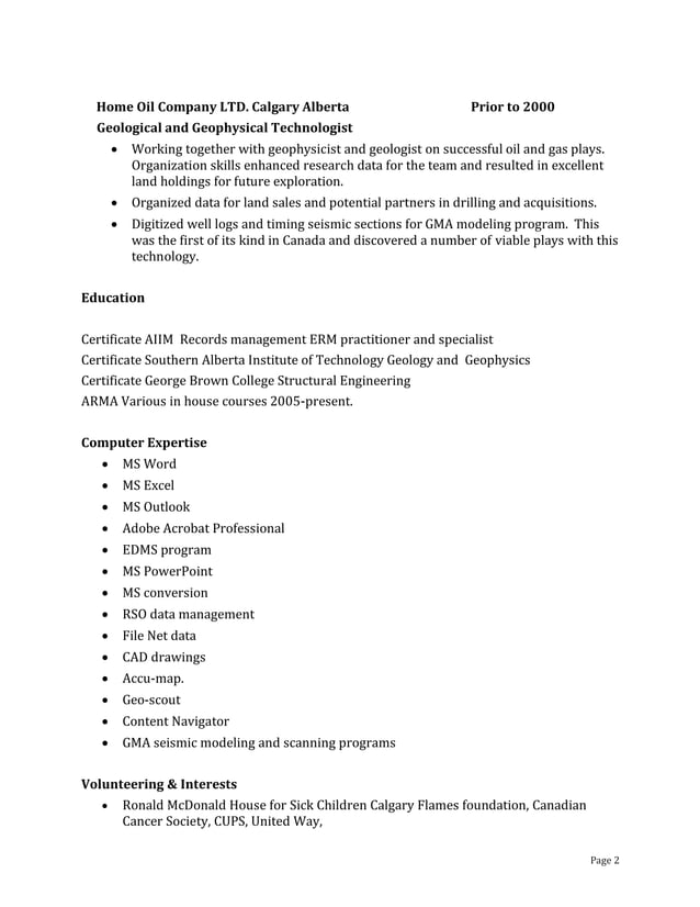 Glenn pattison res s 2015 | PDF | Technology & Computing