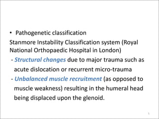 Glenohumeral instability | PDF