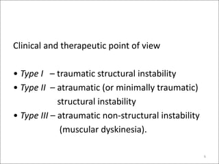 Glenohumeral instability | PDF