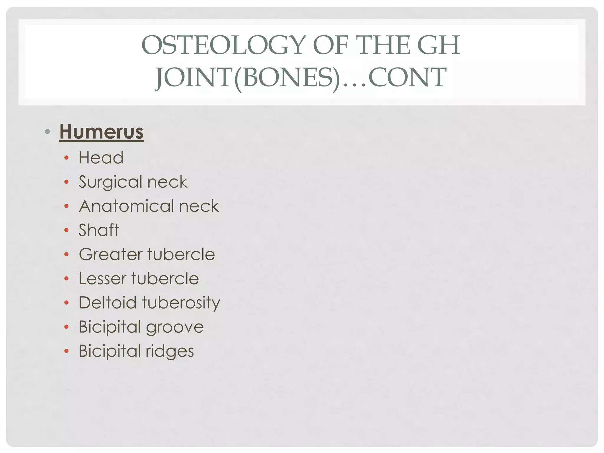 Glenohumeral joint | PDF