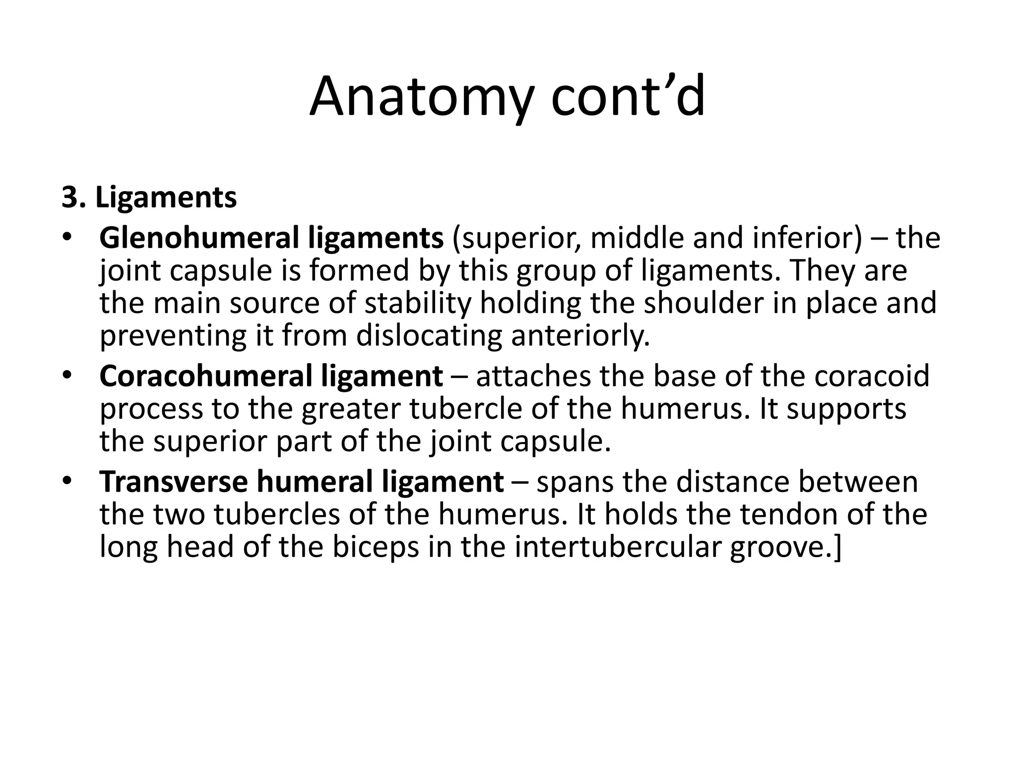 Glenohumeral joint | PPTX