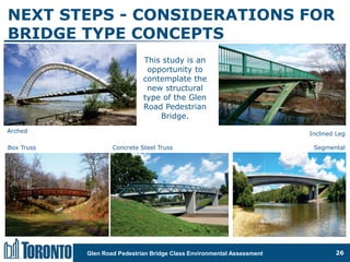 Glen Road Pedestrian Bridge Environmental Assessment Study - PIC #1 | PDF