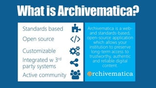 Digital Preservation with Archivematica | PPT