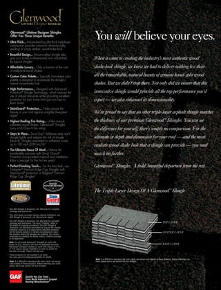 Glenwood brochure | PDF | Woodworking | Arts and Crafts