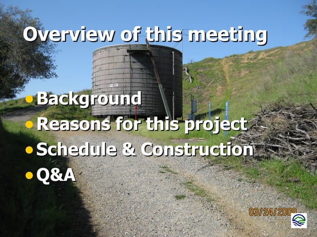 Glenwood Forest Tank Replacement Project | PPT