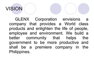 Glenx corporation | PPT