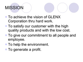 Glenx corporation | PPT