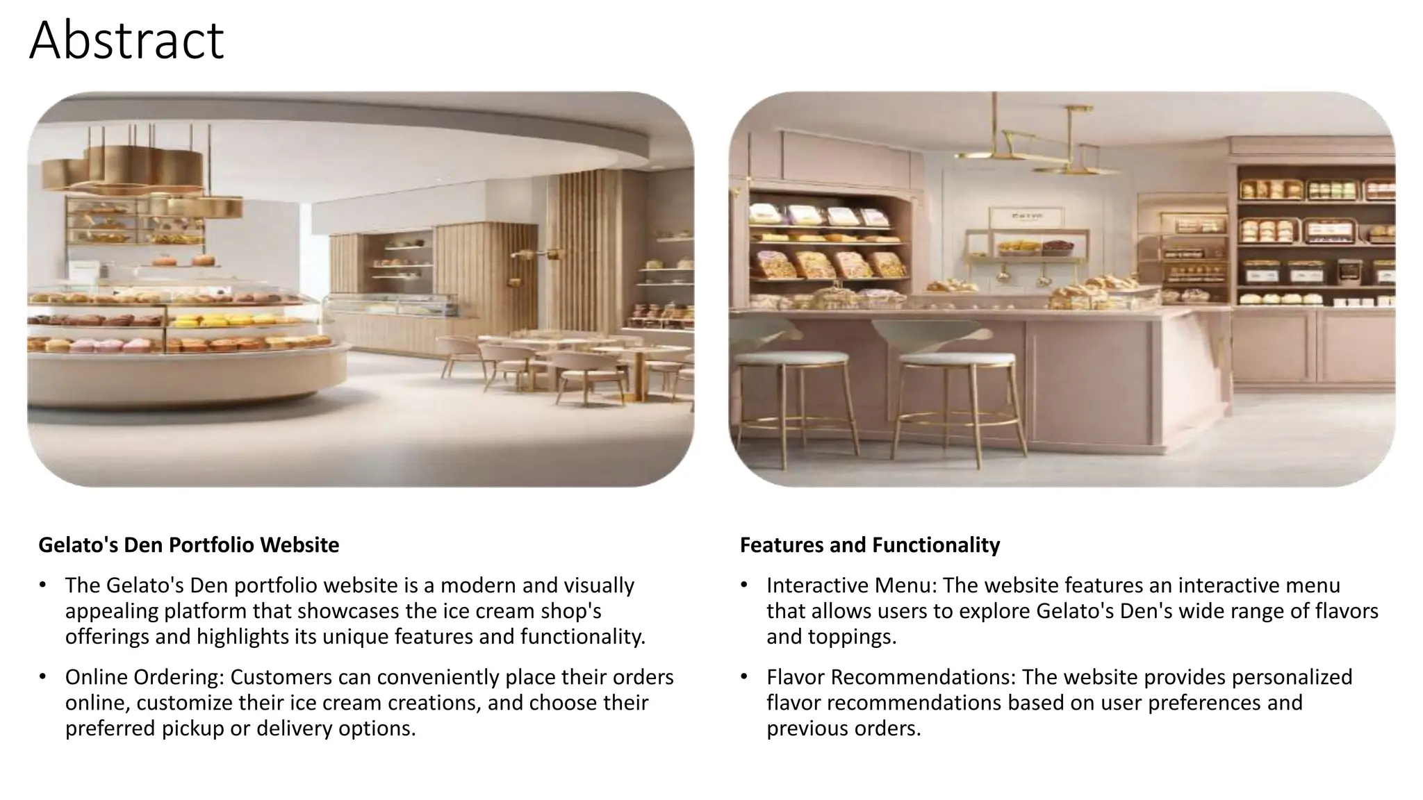 Presentation for Web Engineering Project | PPT