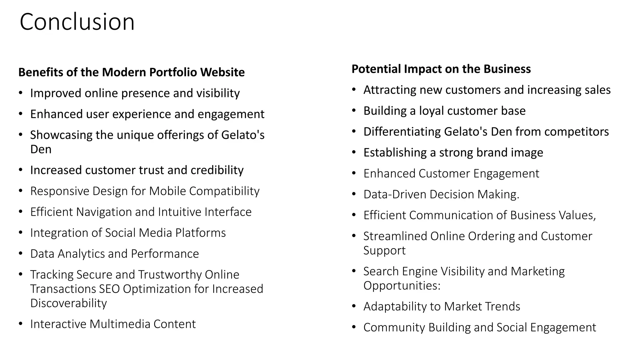 Presentation for Web Engineering Project | PPT