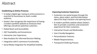 Presentation for Web Engineering Project | PPT