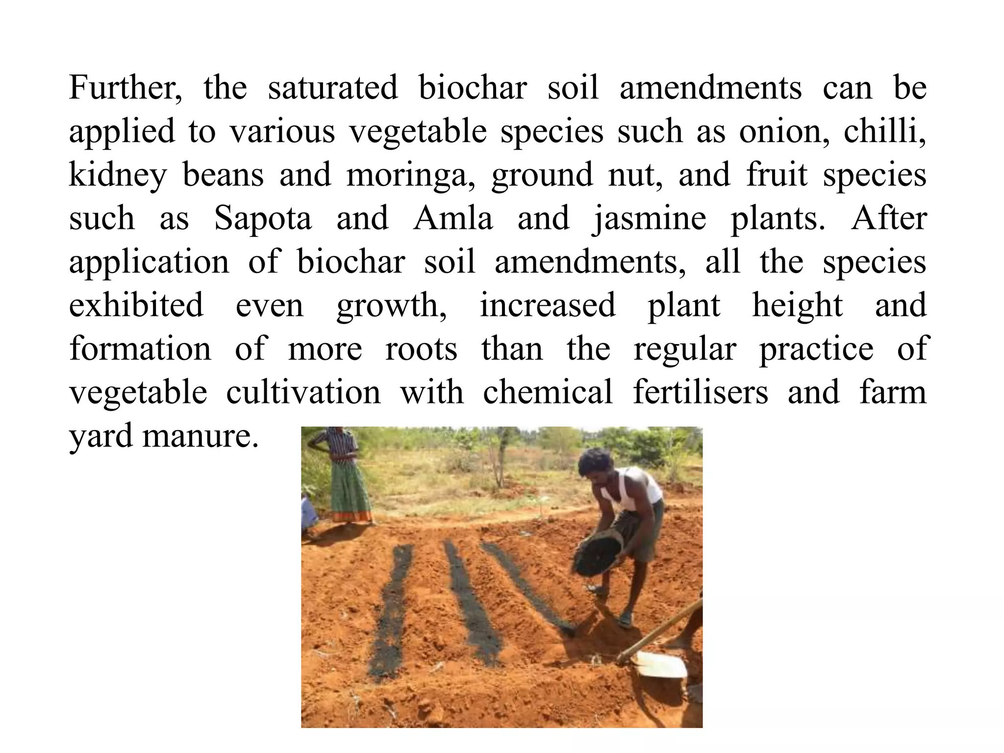 Production of Biochar Soil Amendments from Agricultural/Municipal ...
