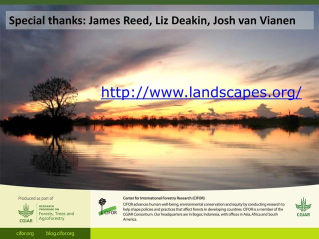 ‘Integrated Landscape Approaches’: A systematic map | PPTX ...