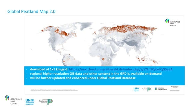 Global Peatlands Map and Hotspot Explanation Atlas | PPTX | Cloud ...