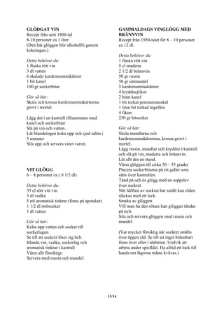 Glögg Recept 09 | PDF