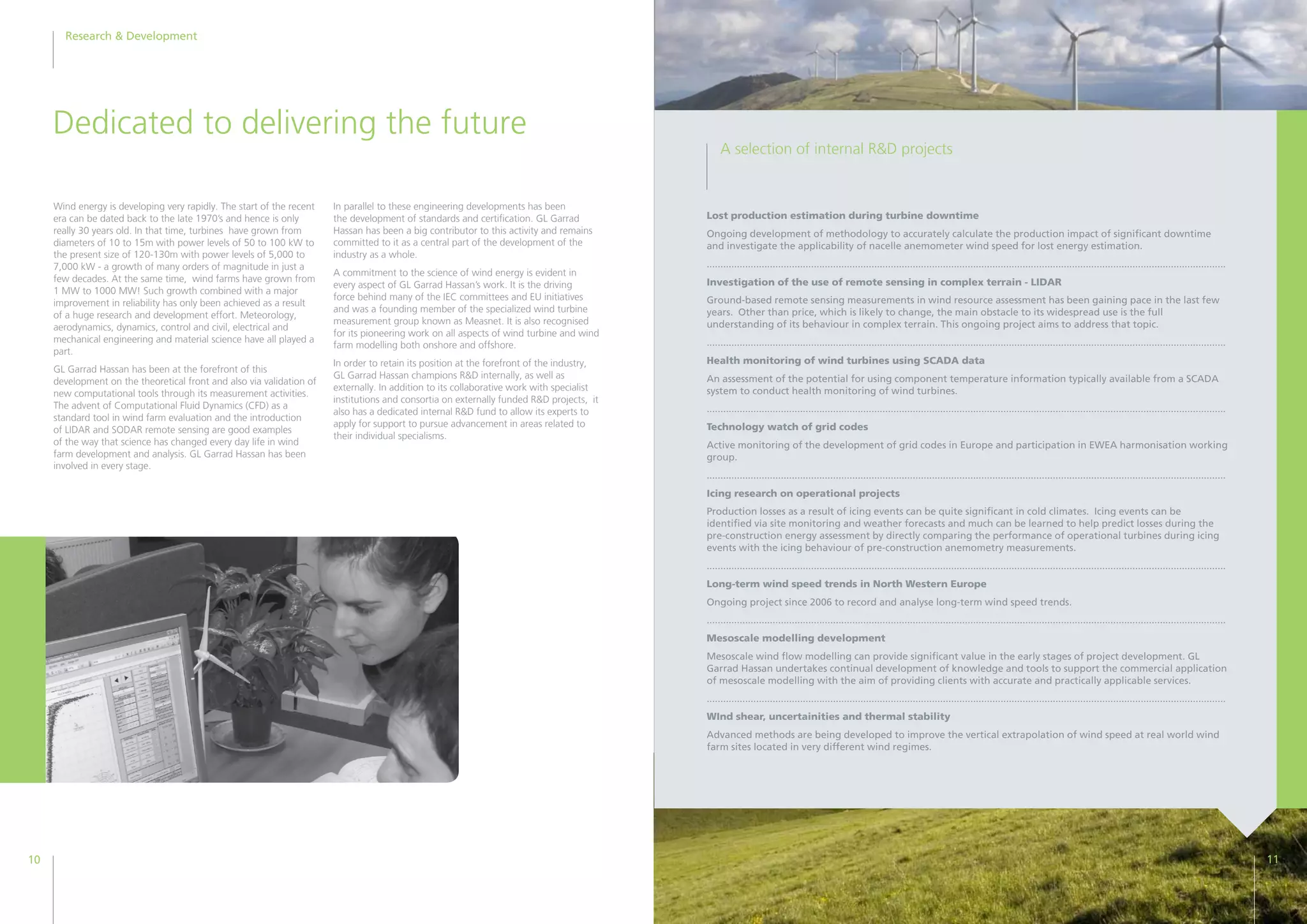 GL Garrad Hassan Onshore Wind Services 2012 | PDF | Power and Energy ...