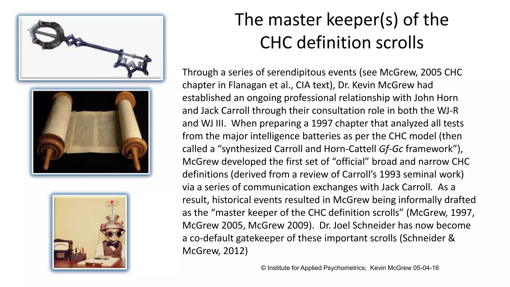 CHC model of inteligence revised (v2.4). Has Glr been incorrectly ...