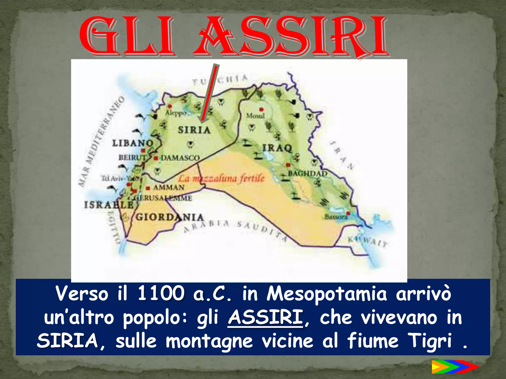 Gli assiri | PPSX