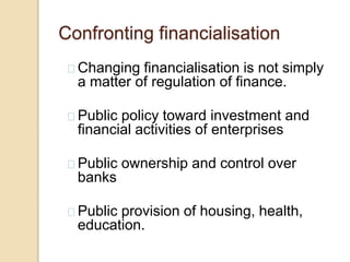 Profiting without Producing: Confronting Financialisation: Costas ...