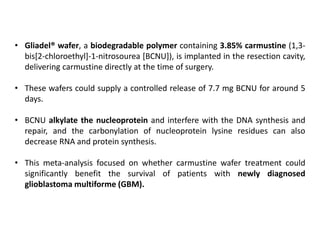 Gliadel wafer for GBM | PPTX