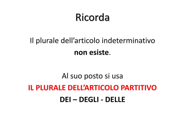 Gli articoli | PPT