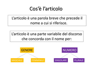 Gli articoli | PPTX | Science