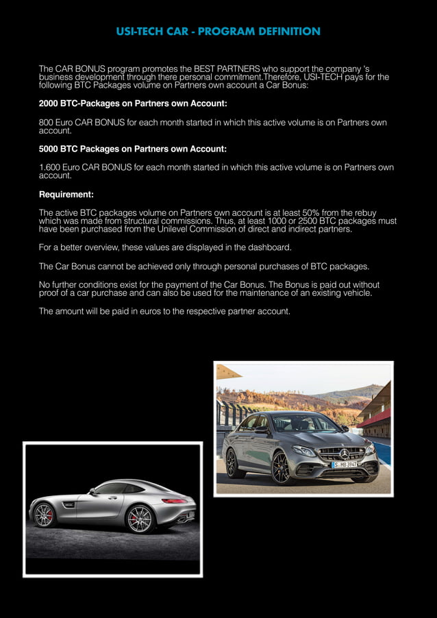 USI -TECH Car Bonus Program | PDF | Credit Cards | Personal Debt