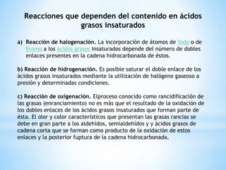 Gliceridos y trigliceridos | PPTX