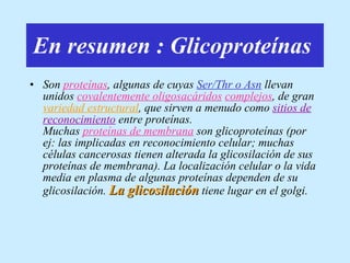 Glicoproteinas2 | PPT