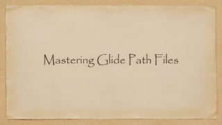 Glide path importance main.pptx......... | PPTX