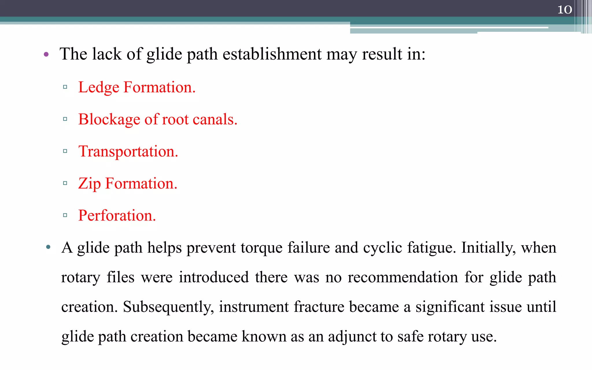 Glide path in endodontics | PPTX
