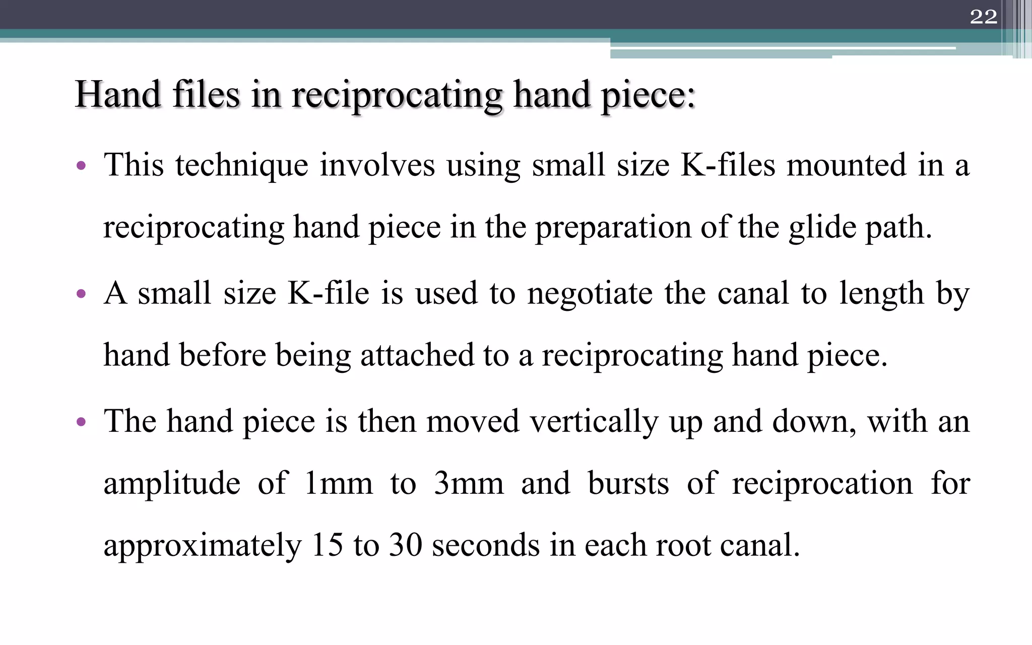 Glide path in endodontics | PPTX