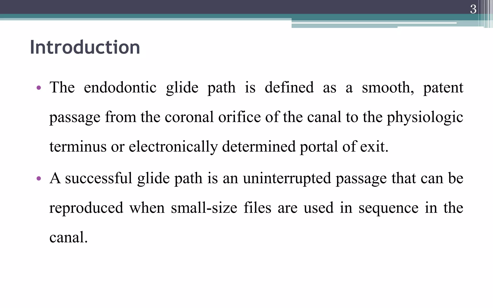 Glide path in endodontics | PPTX