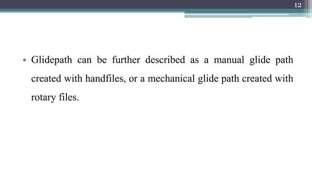 Glide path in endodontics | PPTX