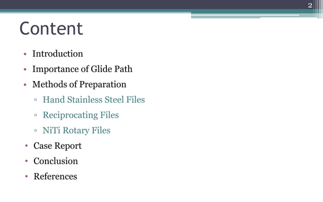 Glide path in endodontics | PPTX