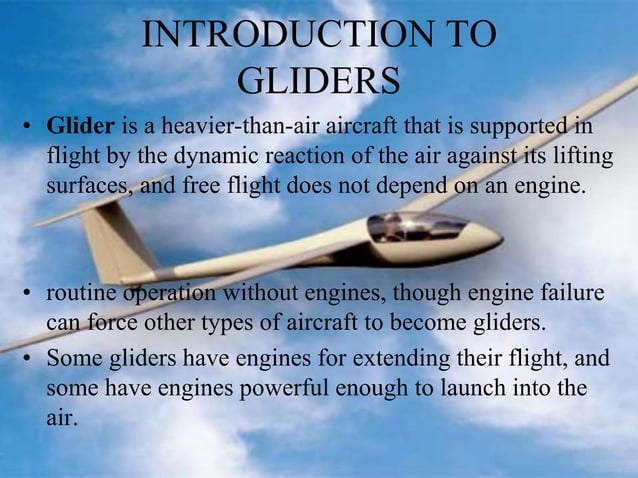 Gliders for begineers | PPT