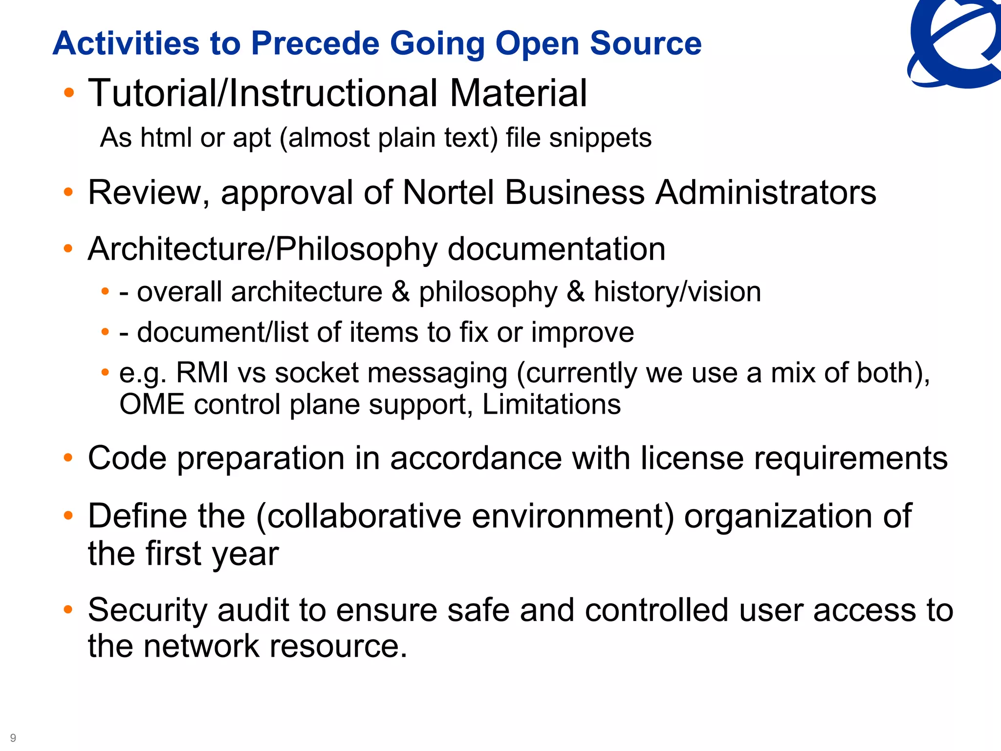 Nortel Presentation at GLIF | PDF