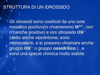Gli Idrossidi | PPT