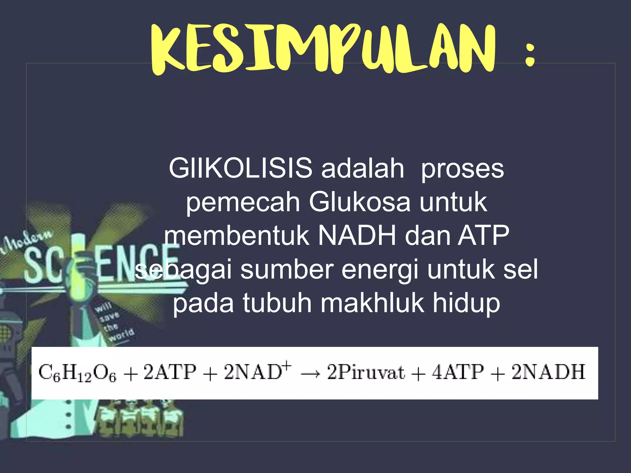 GLIKOLISIS BIOLOGY KELAS 12 | PPTX