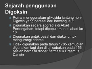 GLIKOSIDA JANTUNG (DIGOXIN)- BIOKIMIA | PPT