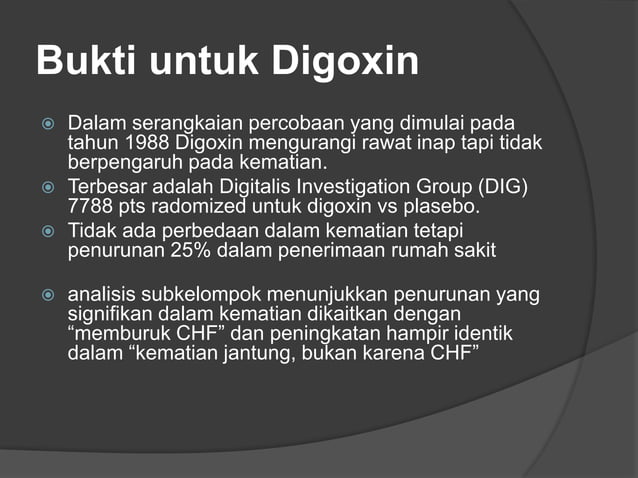 GLIKOSIDA JANTUNG (DIGOXIN)- BIOKIMIA | PPT