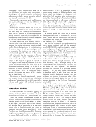 Effectiveness and safety of glimepiride and iDPP4, associated with ...