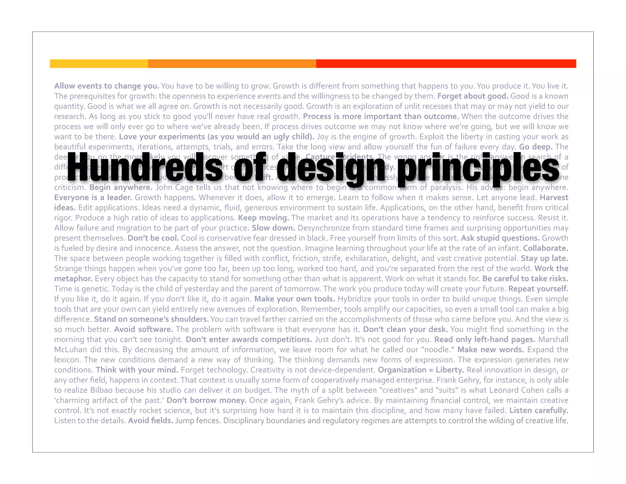 Glimmer: 10 Design Principles | PDF